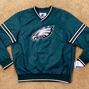 STARTER | Jackets & Coats | Philadelphia Eagles Nfl Starter Nylon Pull Over With Sewn Logo Large ...